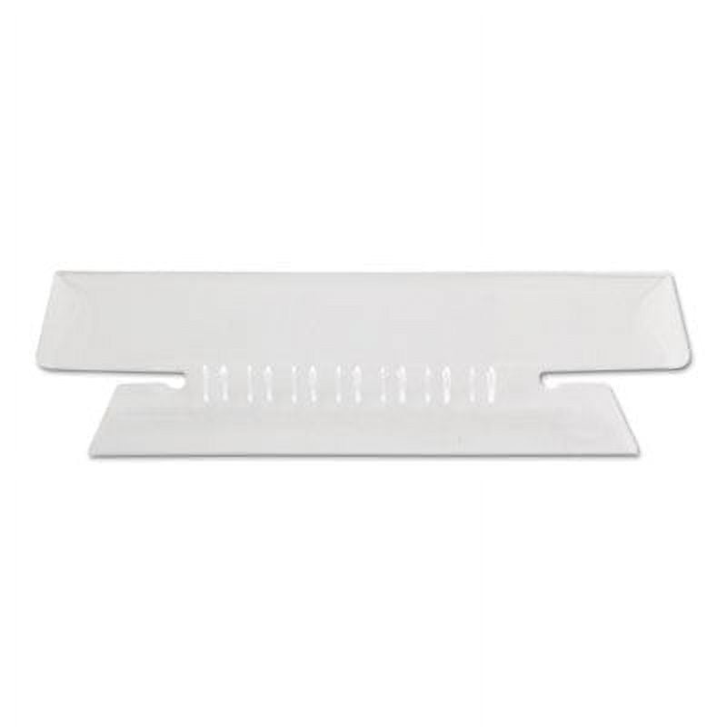 Pendaflex Clear Hanging File Folder Tabs, 1/3-Cut, 3.5" Wide, Includes ...