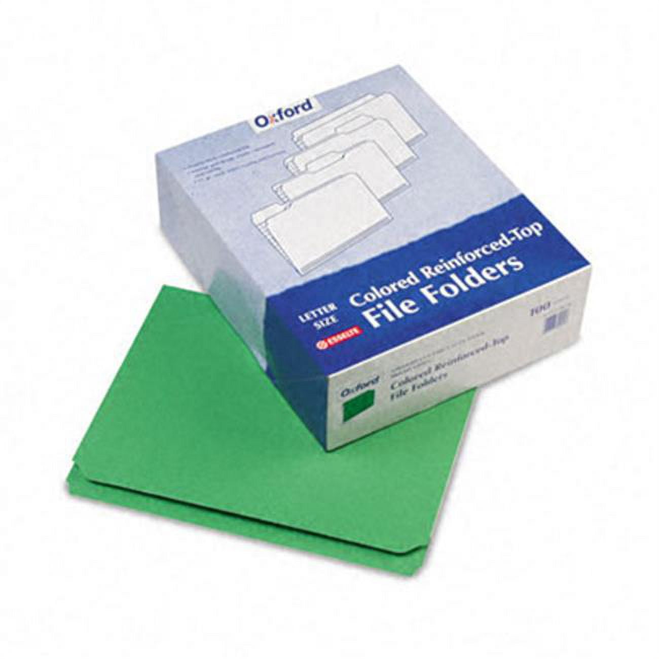 Pendaflex Two-Ply Reinforced File Folder - Bright Green - Letter Size ...
