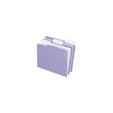 Pendaflex Two-Tone File Folder, Letter Size, 1/3 Cut Tabs, Navy, Pack ...