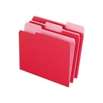 Pendaflex Standard Colored File Folder, Letter Size, 1/3 Cut Tabs ...