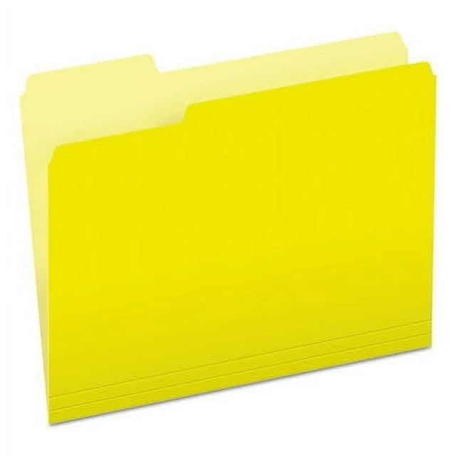 Pendaflex Standard Colored File Folder, Letter Size, 1/3 Cut Tabs ...