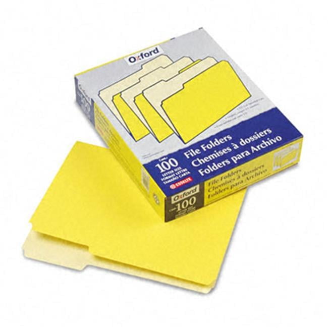 Pendaflex Two-Tone File Folders - Yellow/Light Yellow - Letter Size - 1 ...