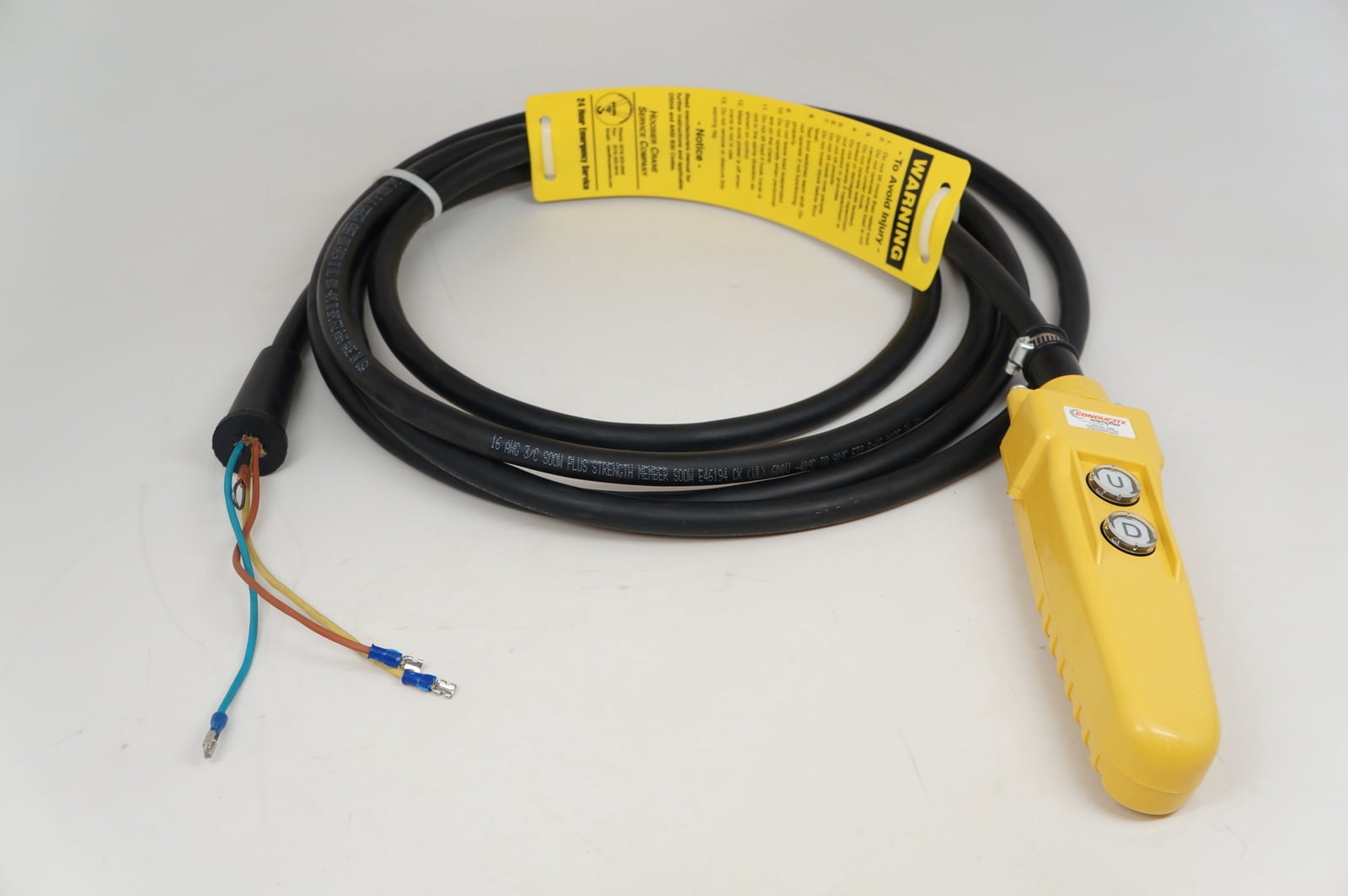 Pendant Control Station for CM chain hoist 21' cord New - Walmart.com