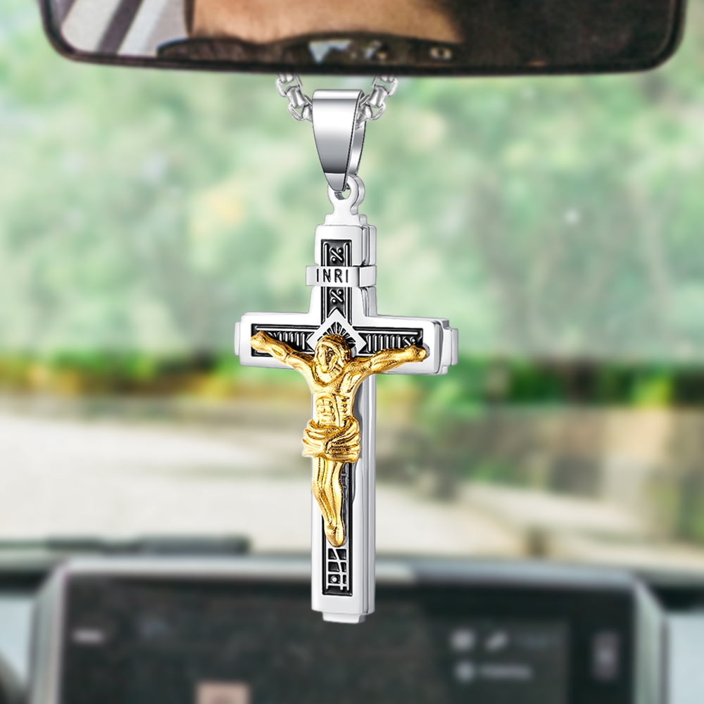 Pendant Cross for Car Rear View Mirror Hanging Cross Charm for Car ...