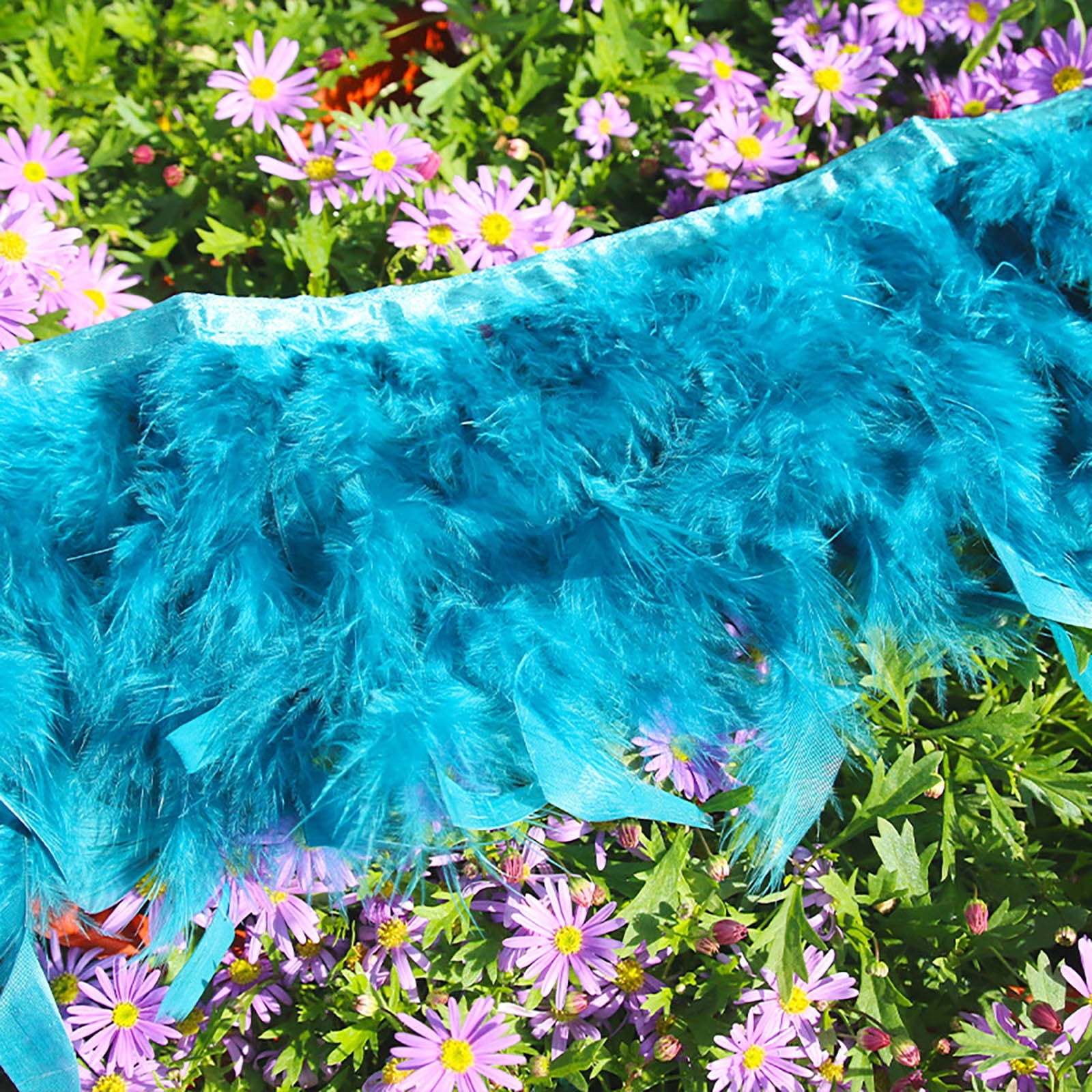 Pendant Decoration ,No. 25 Ink Blue - 1 Meter Feather Strip Decorative ...