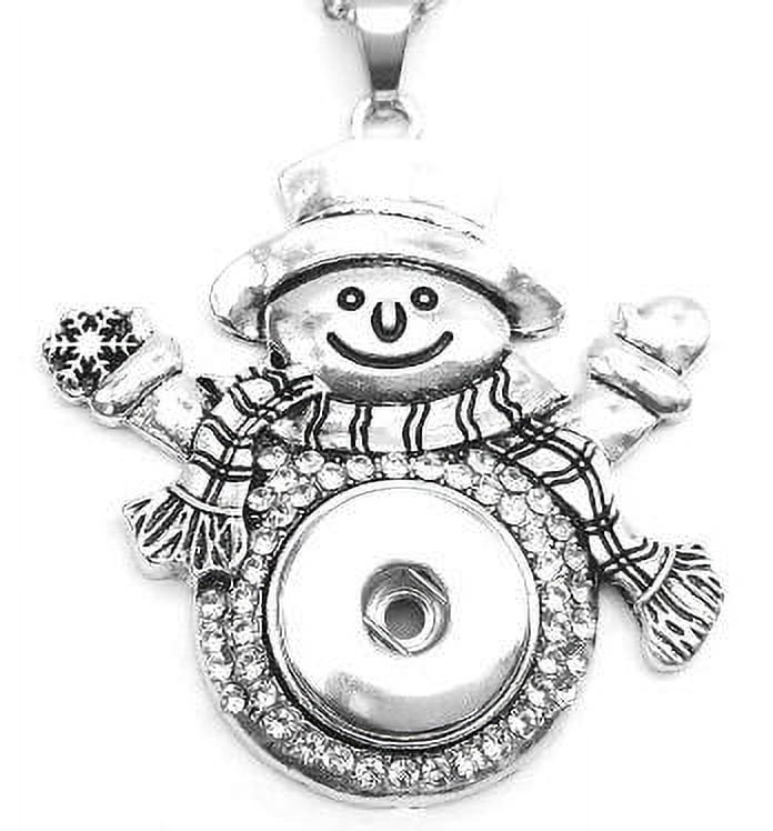 Pendant Interchangeable DIY Ginger Snaps Snowman Filigree fit for 18mm ...