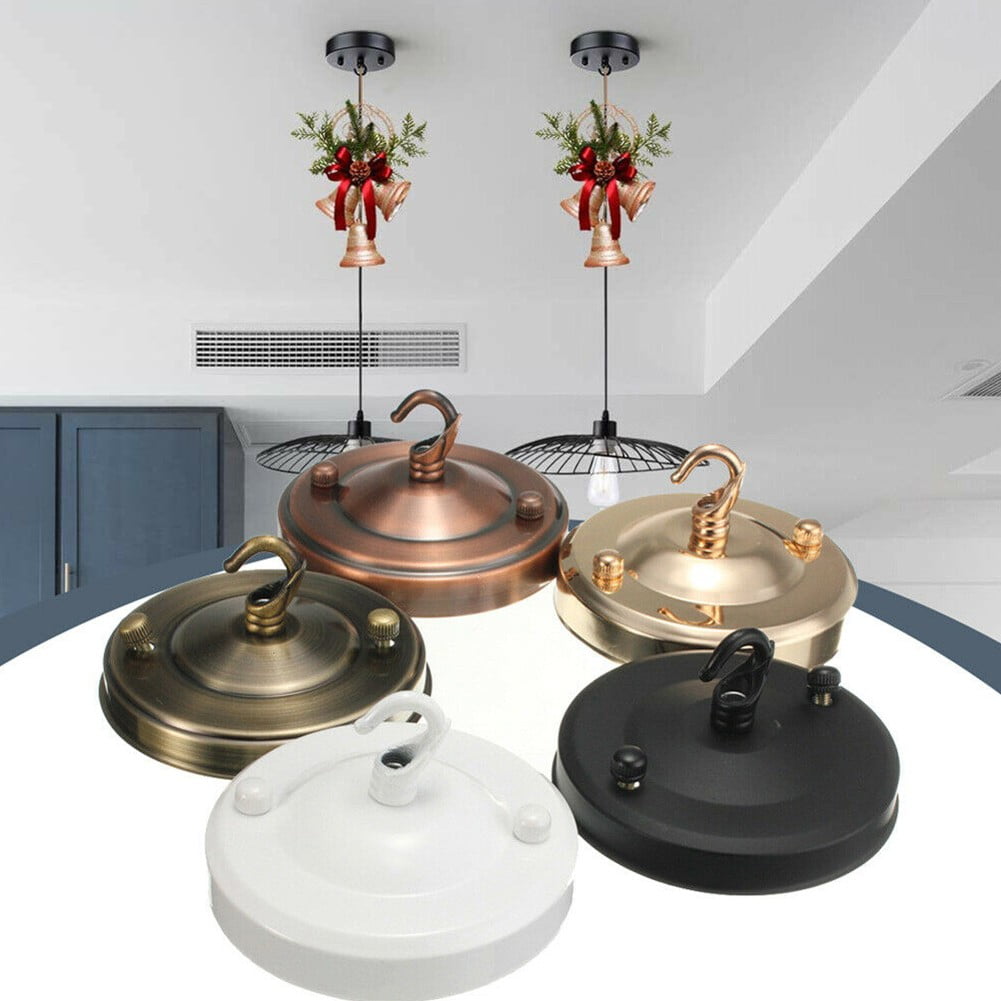Pendant Lamp Vintage Ceiling Rose Hook Plate Light Fitting Chandelier ...
