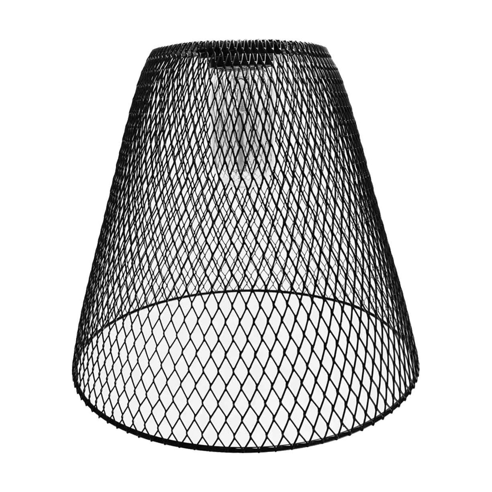 Pendant Lampshade Chandelier Easy Installation Hanging Metal Cage Lamp ...