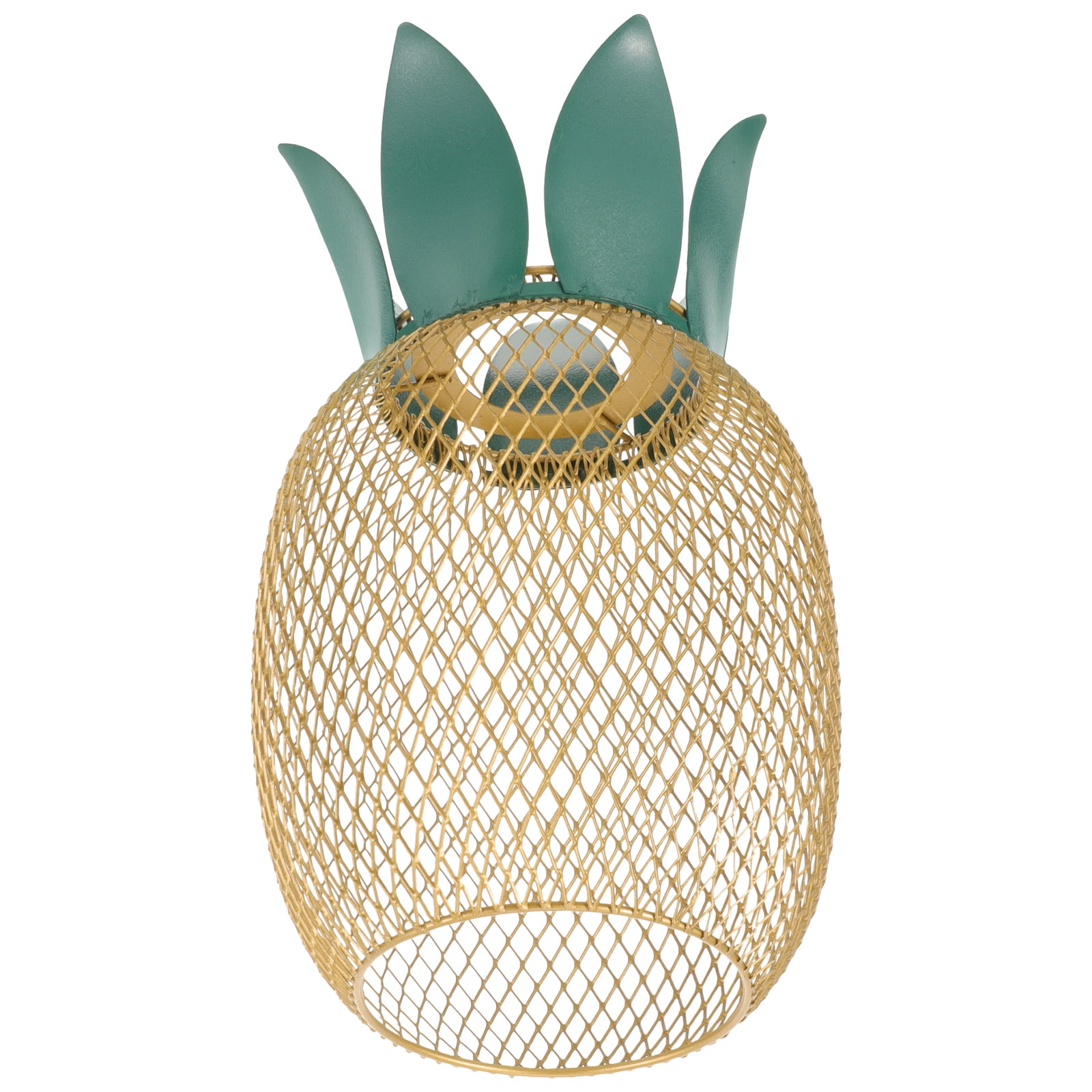 Pendant Light Cover Metal Lamp Shade Pineapple Rectangle Bulb - Walmart.com