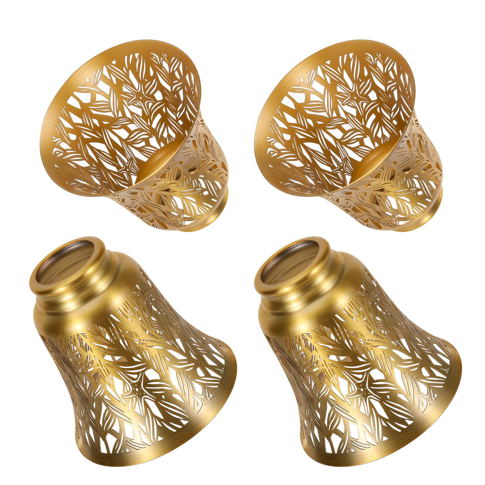 Pendant Light Shades, 4 Pack Ceiling Fan Light Shade Replacements with ...