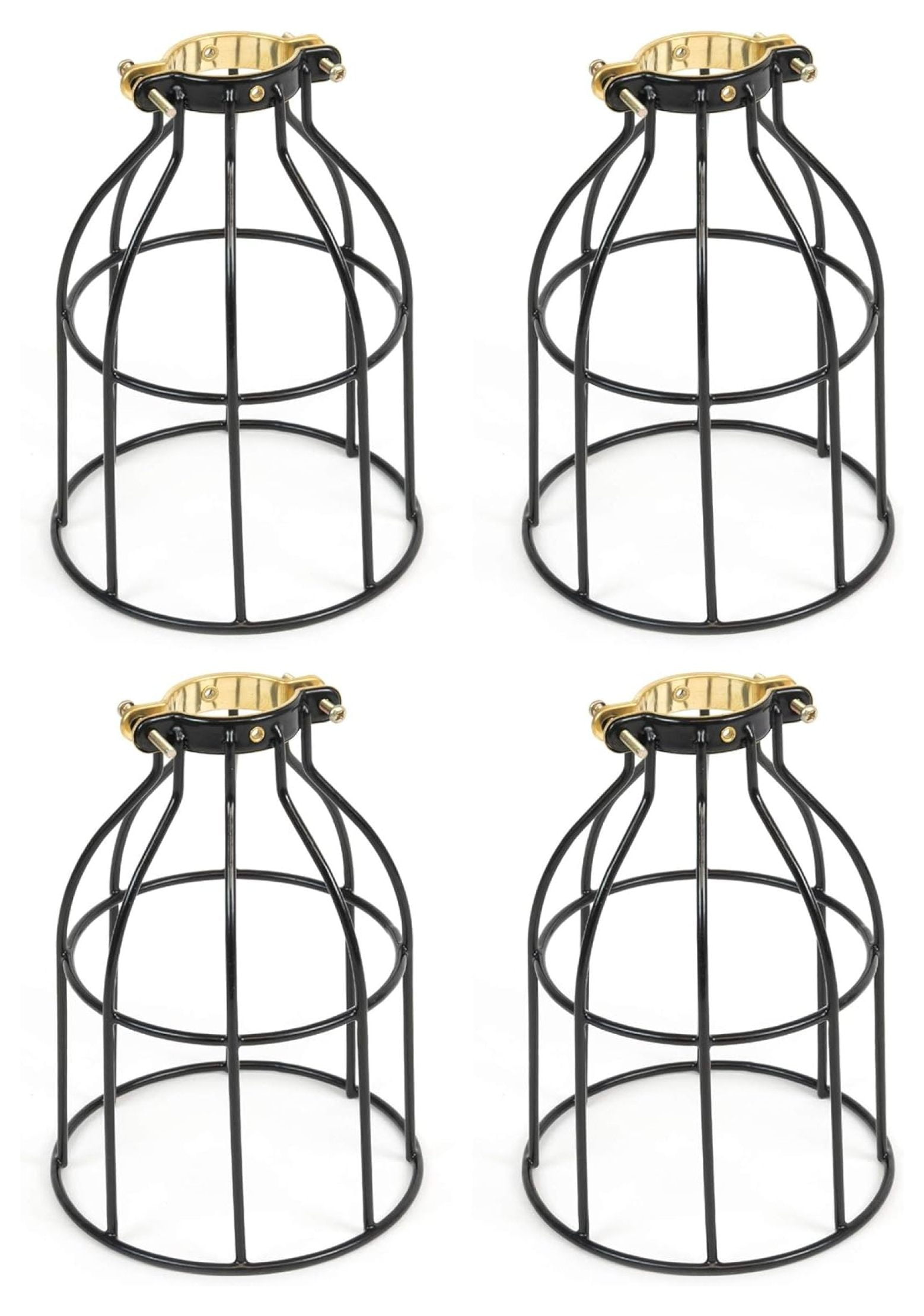 Pendant Light Shades Light Bulb Covers Lamp Cage Metal Wire Hanging ...