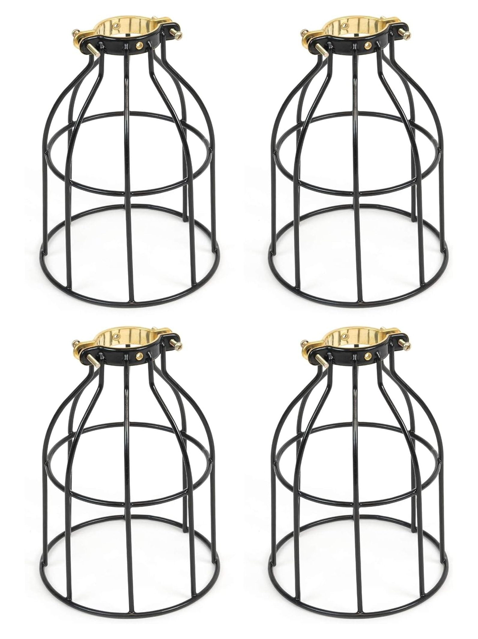 Pendant Light Shades Light Bulb Covers Lamp Cage Metal Wire Hanging ...