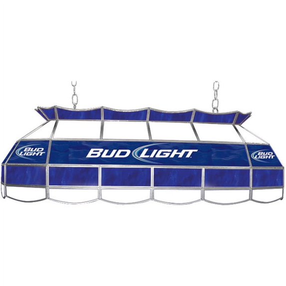 Bud Light 40" Stained Glass Pool Table Light - Walmart.com