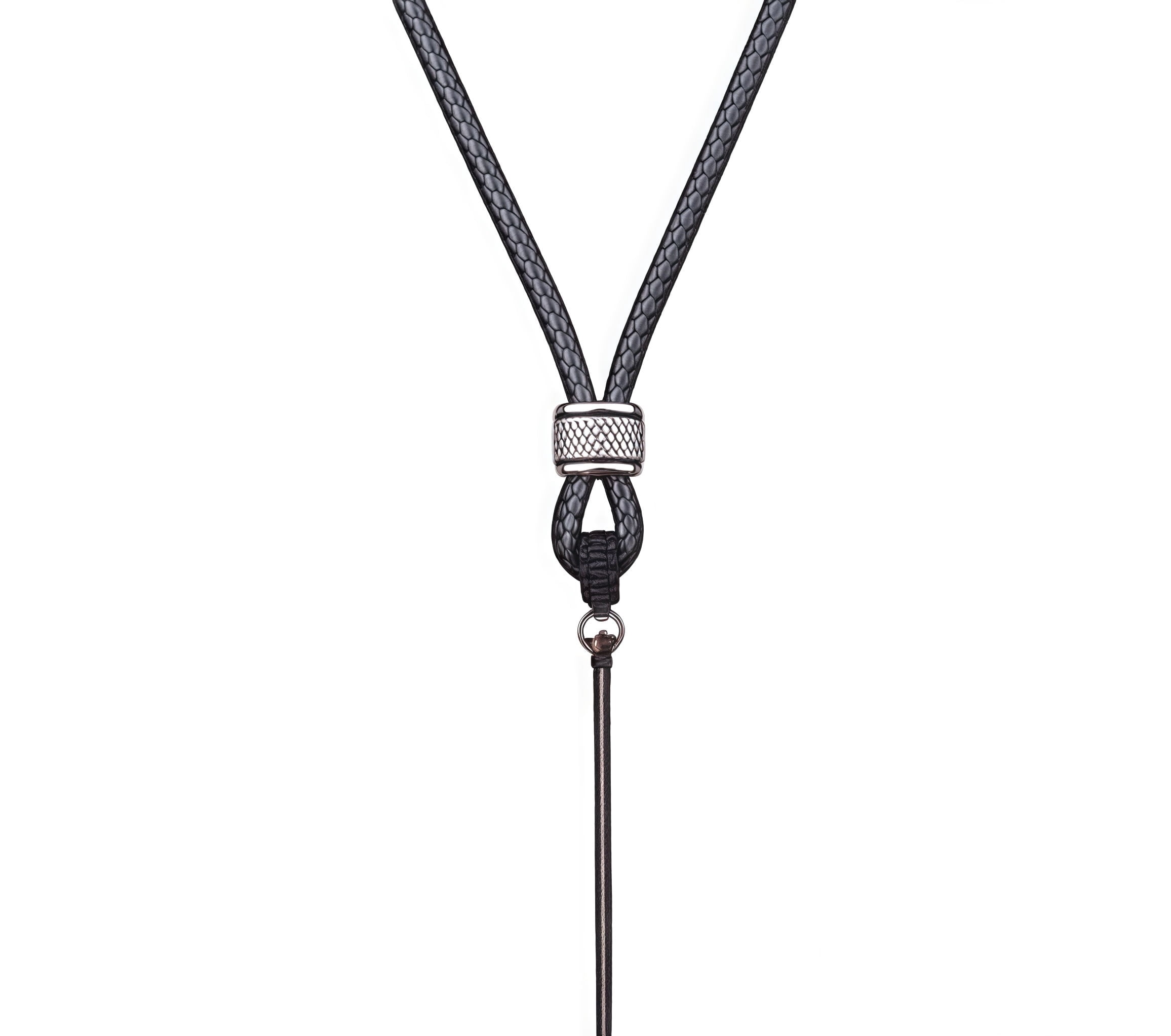 Pendant accessories woven leather rope chain necklace, DIY woven ...