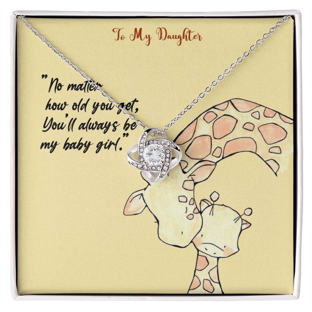 Pendant for Daughter Gift for Daughter Pendant Necklace - Love Knot ...