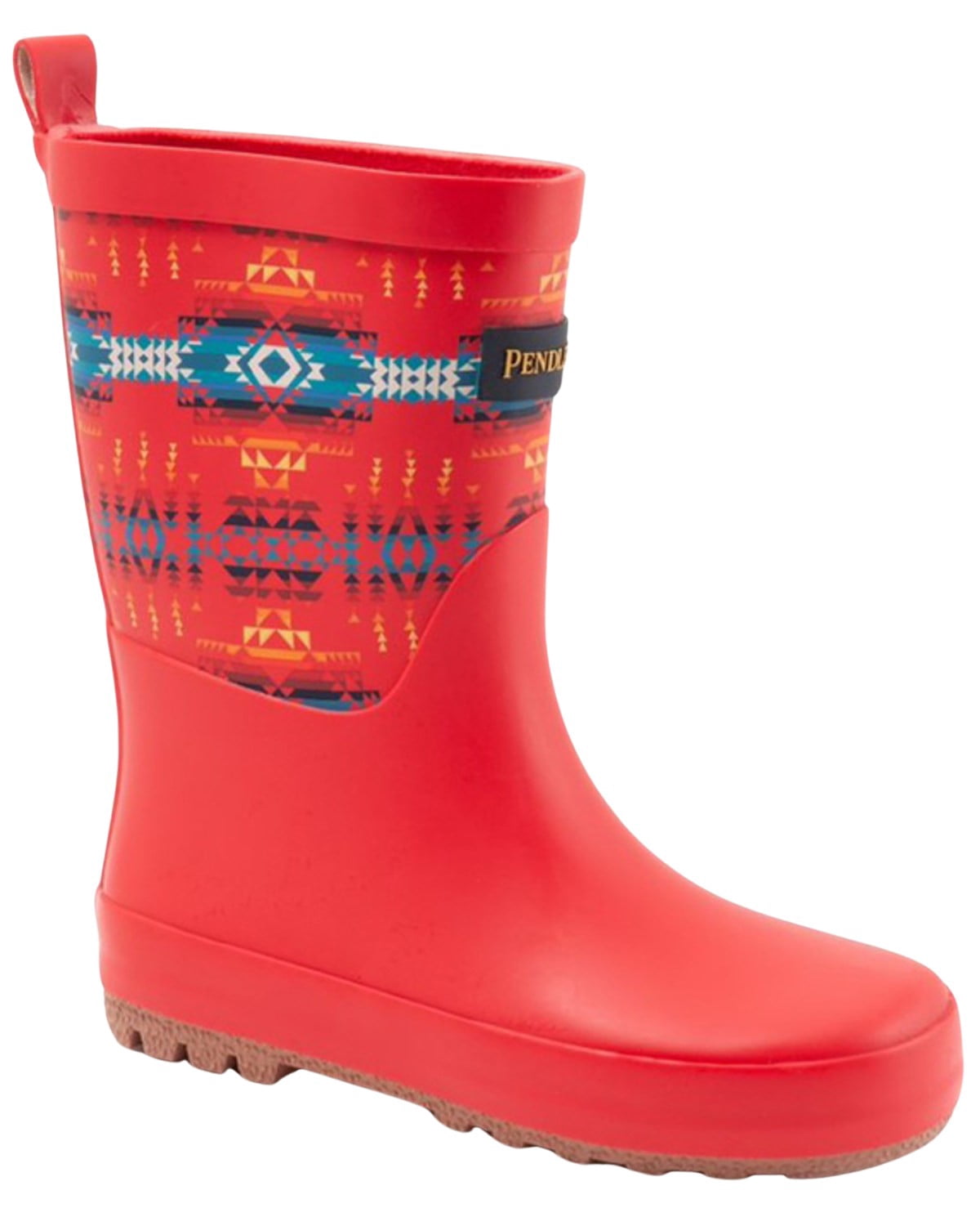Pendleton Boys' Pilot Rock Mid Waterproof Work Boot Round Toe Red 13 D ...