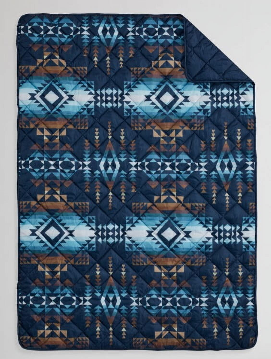 Pendleton Packable Throw Blanket - Navy Blue Pilot Rock - 50" x 70 ...