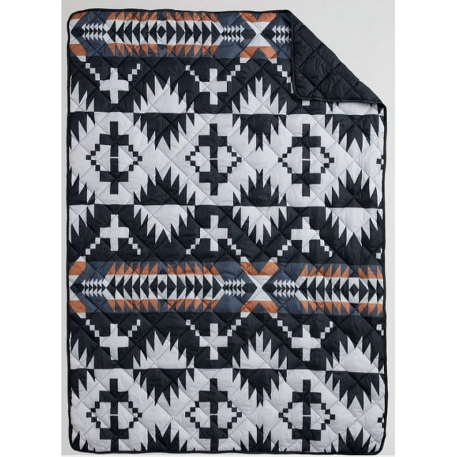 Pendleton Packable Throw Blanket - Spider Rock Black - 50" x 70" - Walmart.com