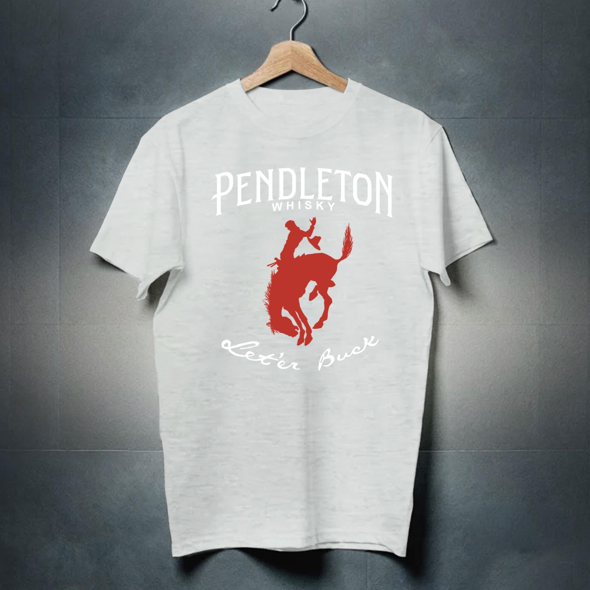 Pendleton Whisky Leter Buck Animal Unisex T-Shirt-TH35576 - Walmart.com