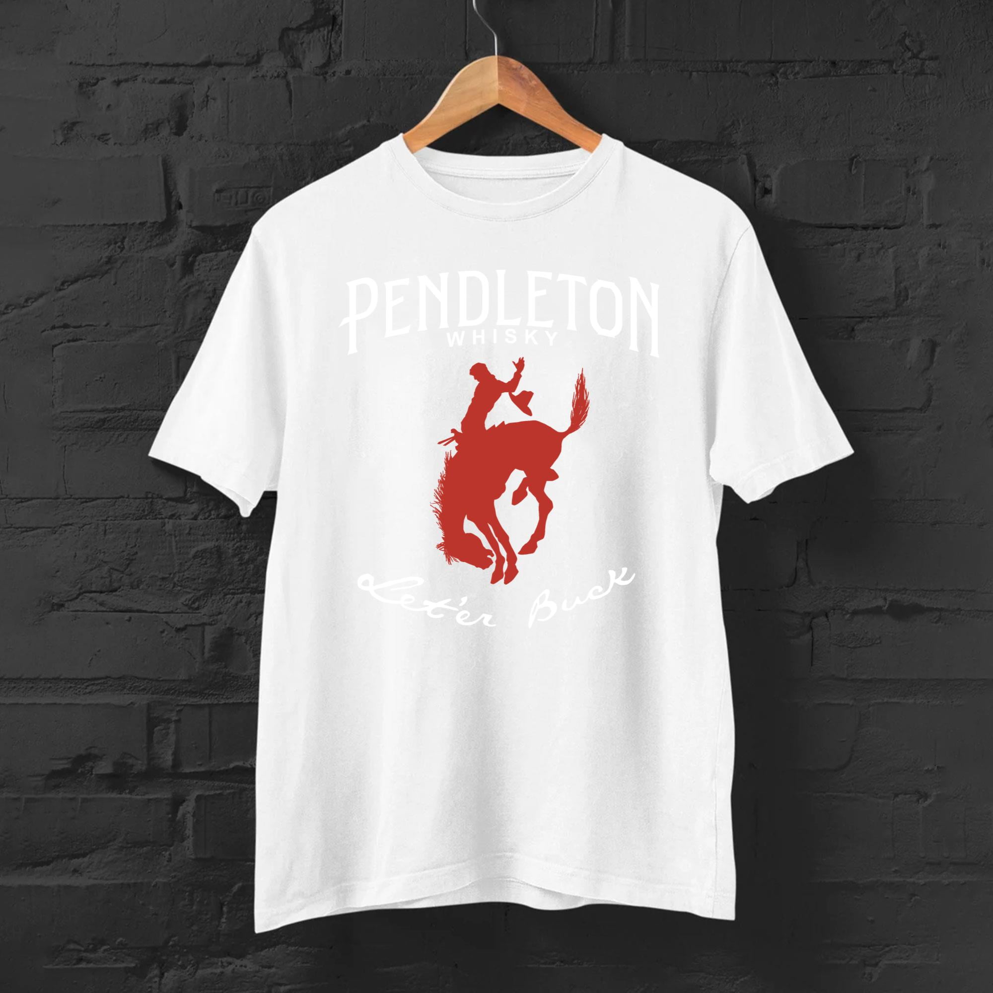 Pendleton Whisky Leter Buck Animal Unisex T-Shirt-TH35576 - Walmart.com
