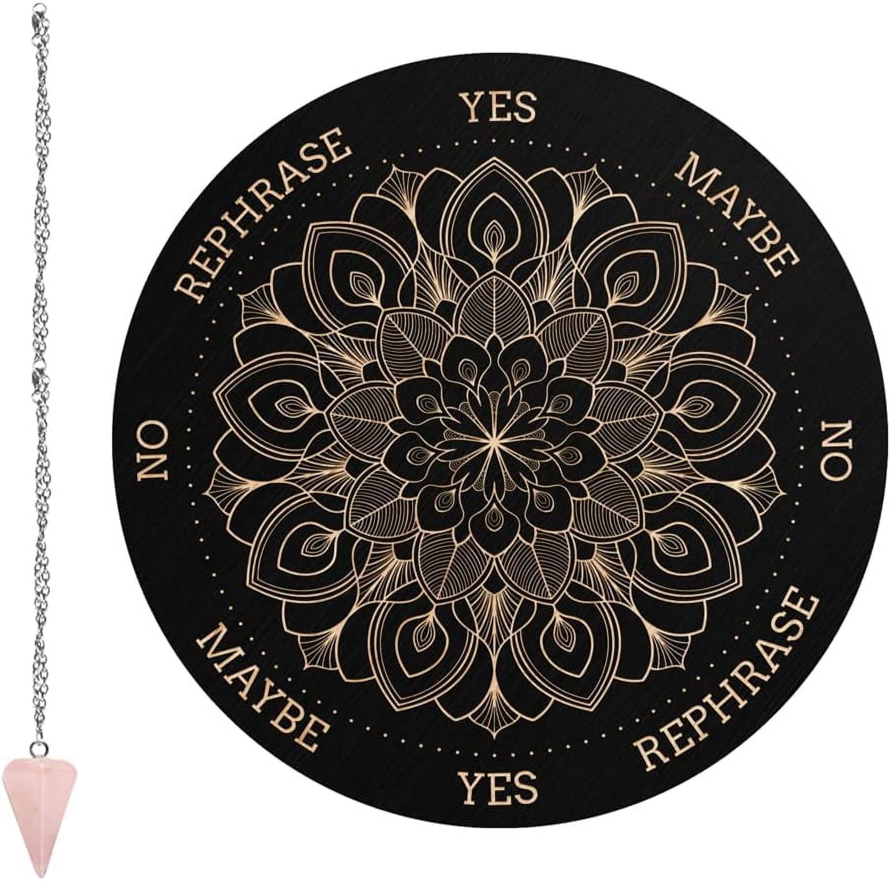 Pendulum Board Datura Flowers Dowsing Divination Metaysical Message ...