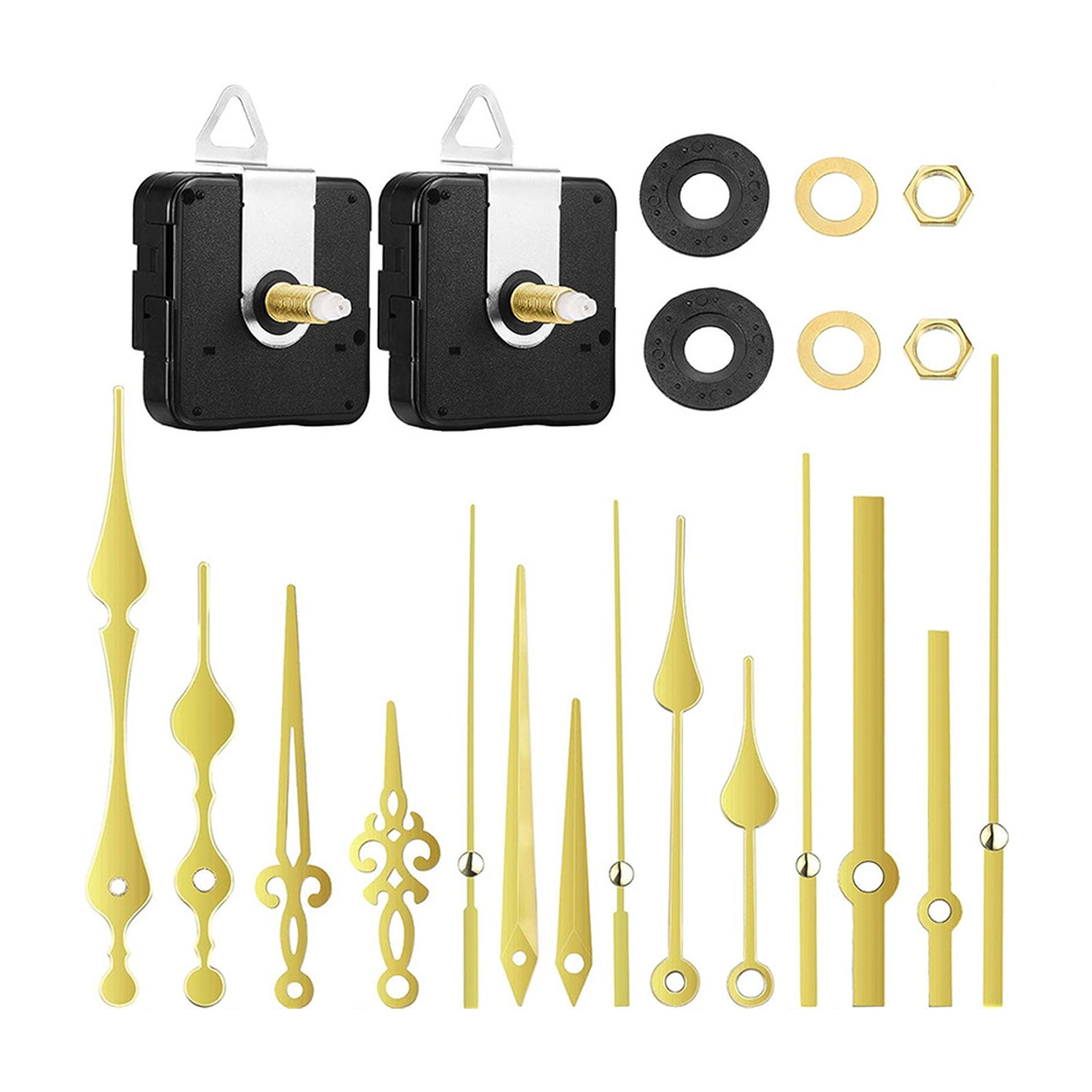 Pendulum Clock Movement Part Black/Gold Movement Set for Clock Repair ...