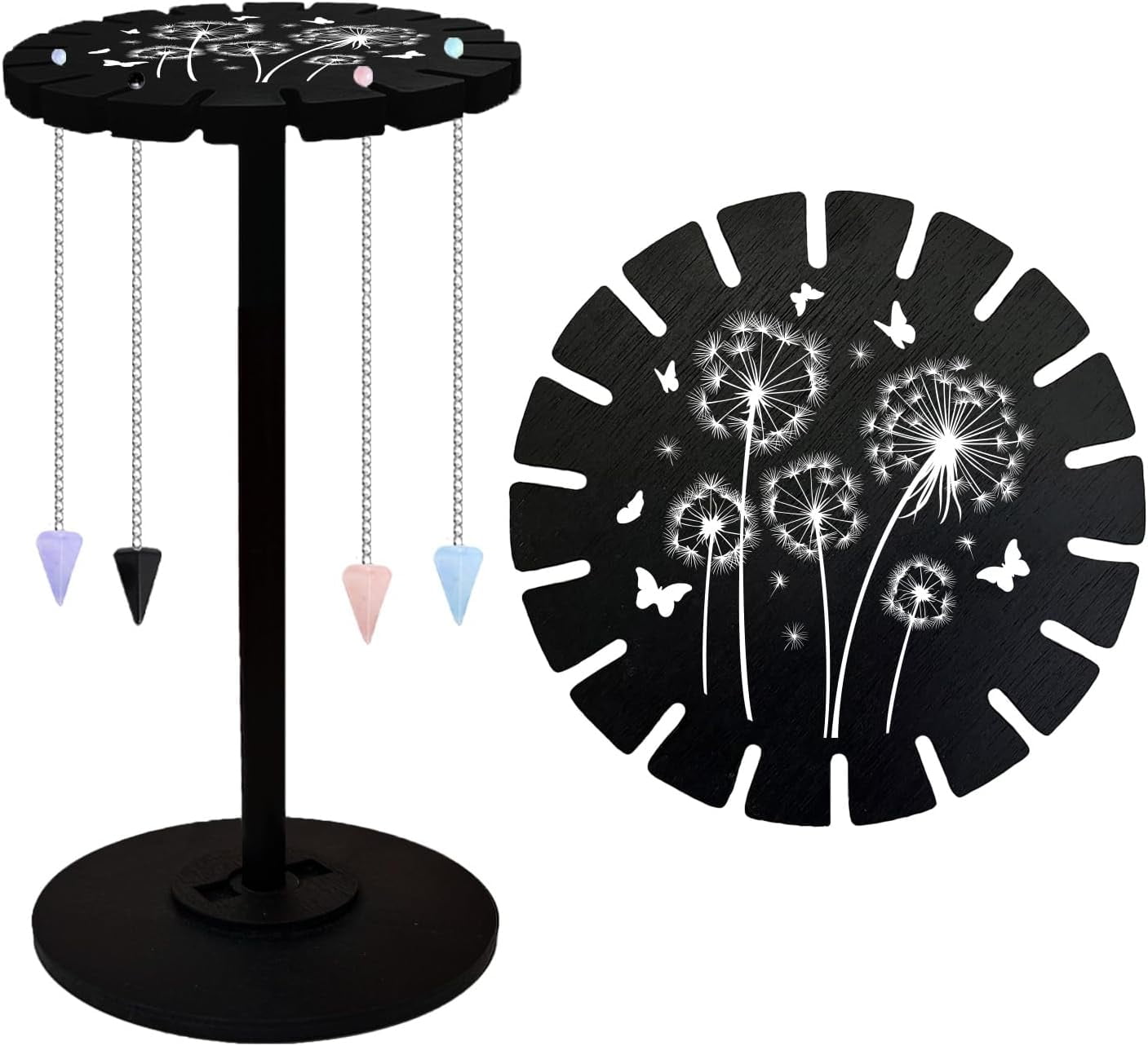 Pendulum Display Stand Wooden Pendulum Display Stand Stones Rocks ...