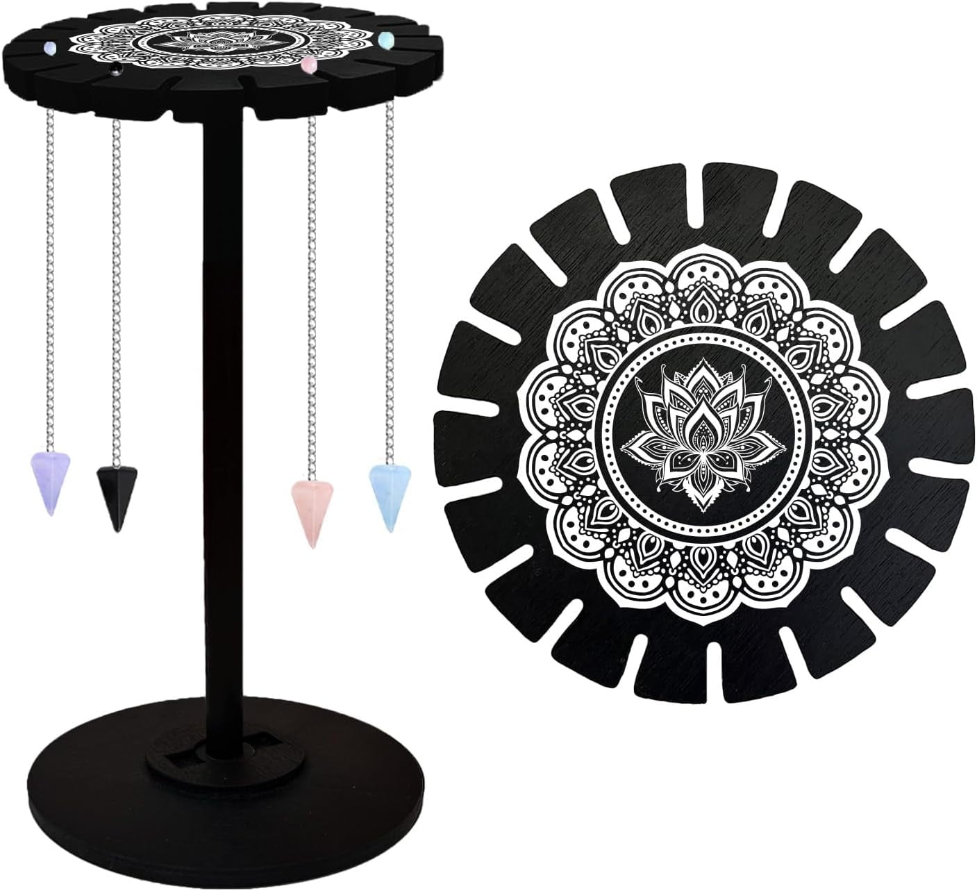 Pendulum Display Stand Wooden Pendulum Display Stand Stones Rocks ...
