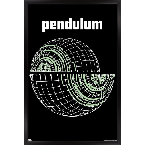 Pendulum - Globe Wall Poster, 22.375" x 34", Framed - Walmart Business ...
