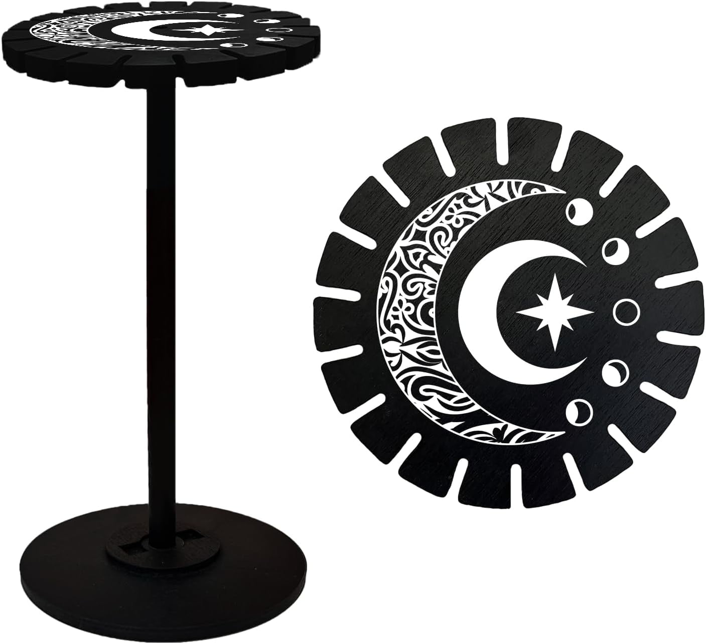 Pendulum Holder Wooden Pendulum Display Stand Stones Rocks Crystal ...