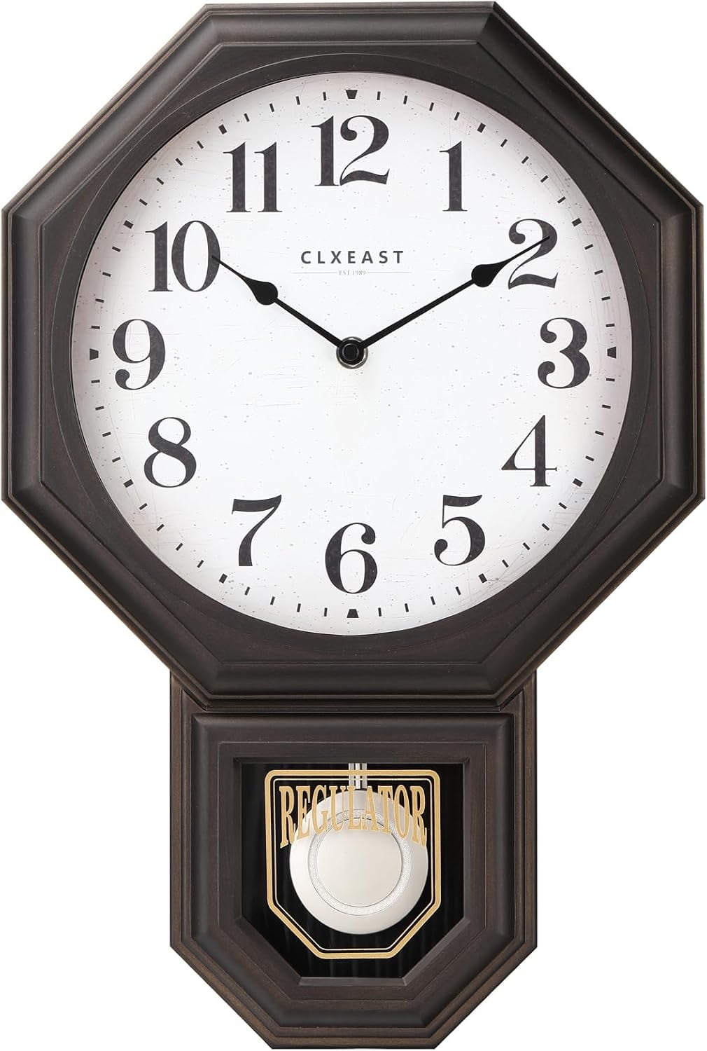 Pendulum Wall Clock, Large Schoolhouse Regulator Pendulum Wall Clocks ...