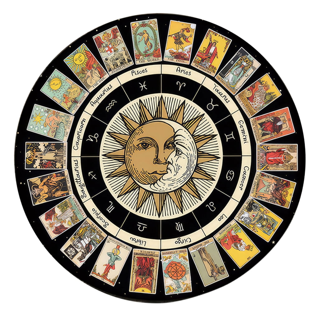 Pendulums Mat Tarot Card Mousepad Rubber Divinations Mat Dowsing ...
