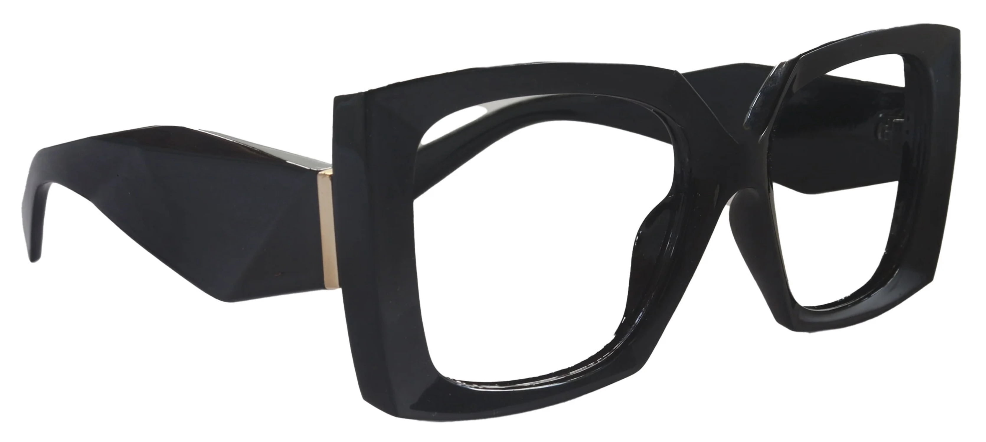 Penelope Black Large Oversized Reading Glasses, Women Readers, High End ...