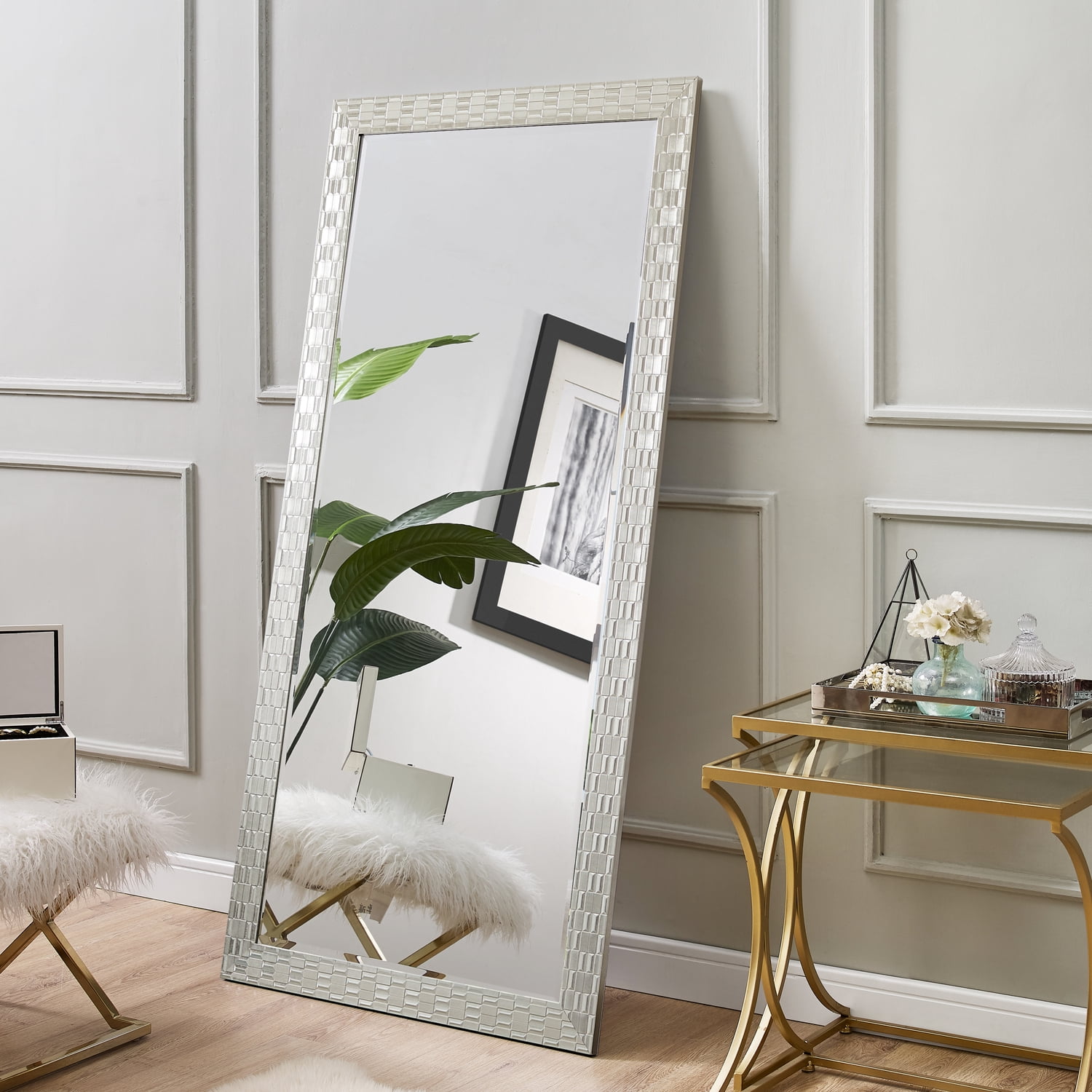 Penelope Full length Mirror, Wall Mirror, 66"LX32"W Full Body Mirror ...