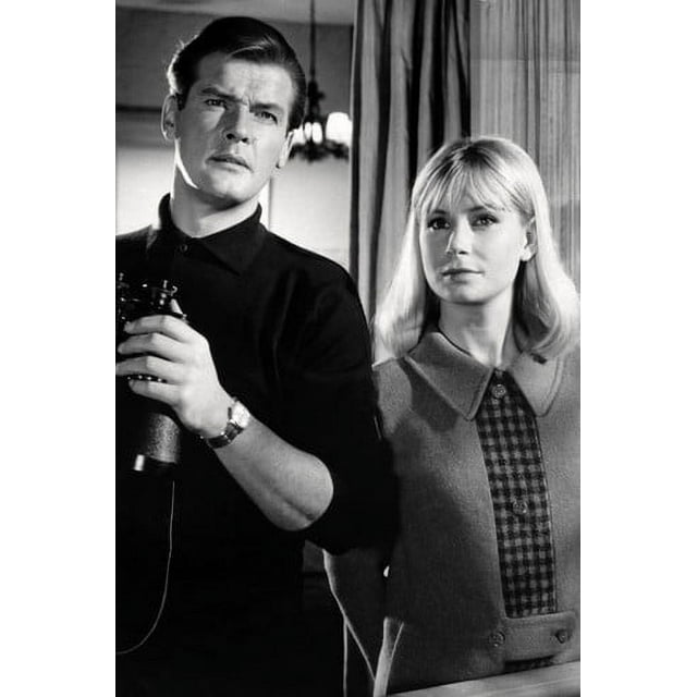 Penelope Horner Roger Moore the Saint 24x36 Poster - Walmart.com