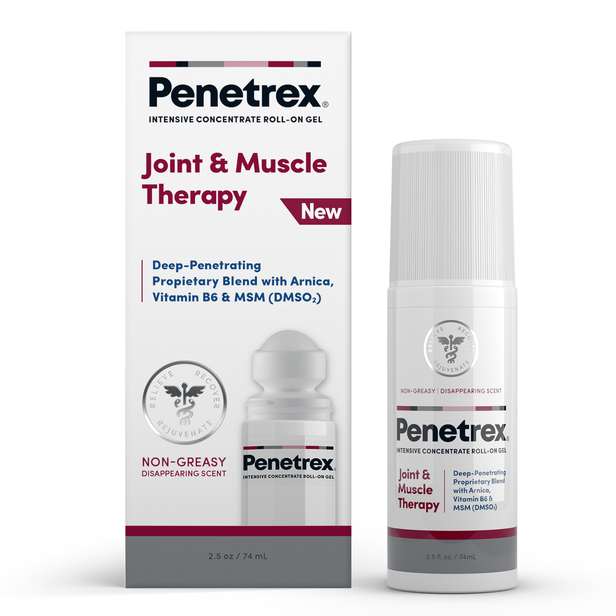 Penetrex Joint and Muscle Relief & Recovery, Roll-On, 2.5oz - Walmart.com