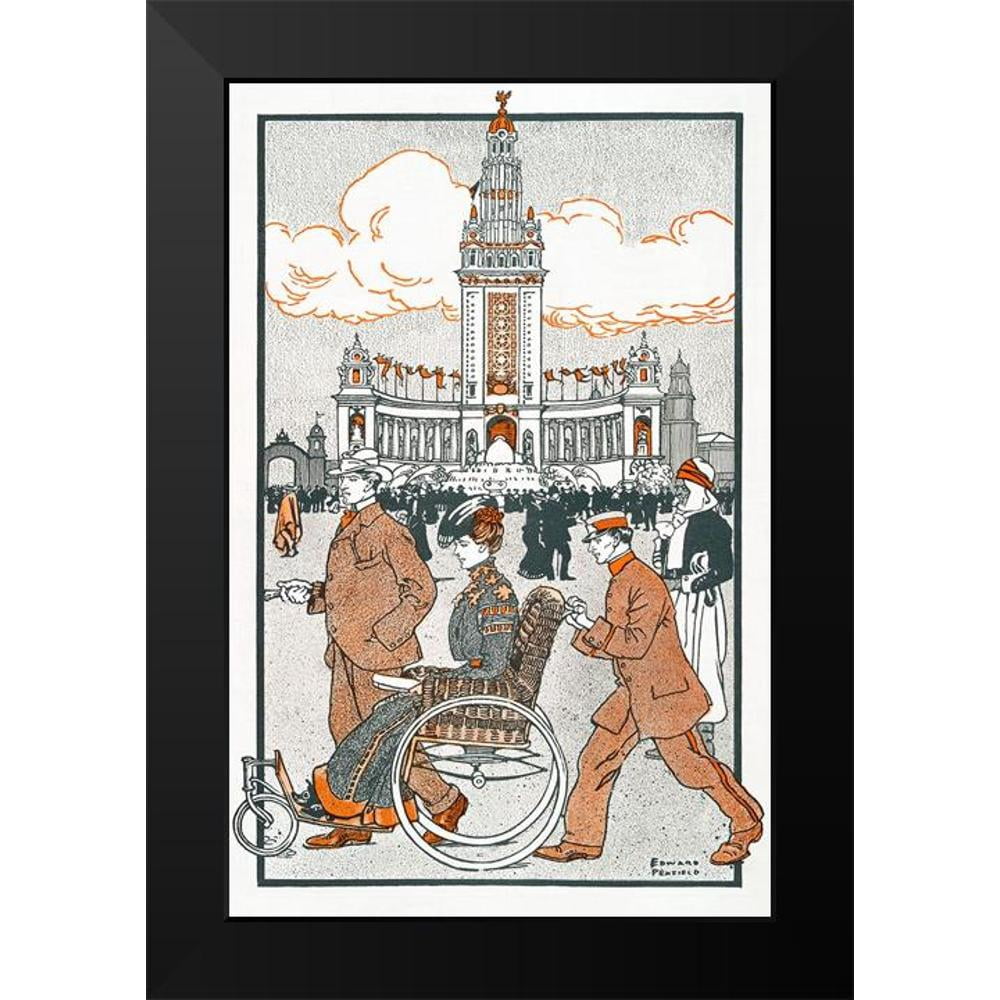 Penfield, Edward 17x24 Black Modern Framed Museum Art Print Titled ...