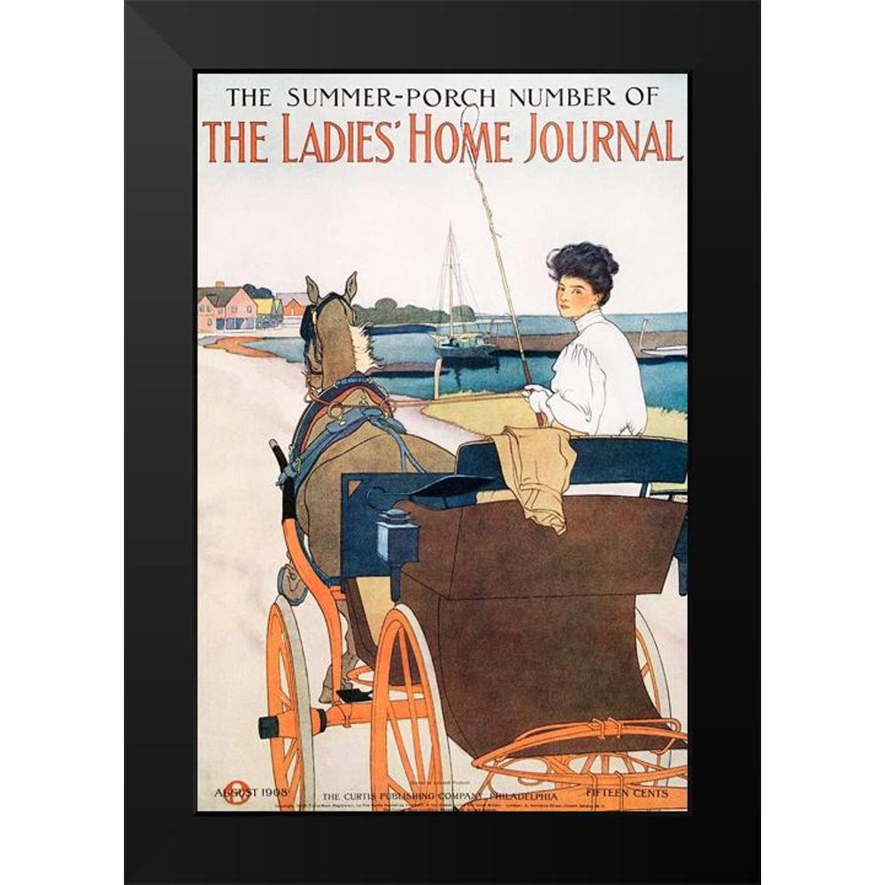 Penfield, Edward 17x24 Black Modern Framed Museum Art Print Titled ...