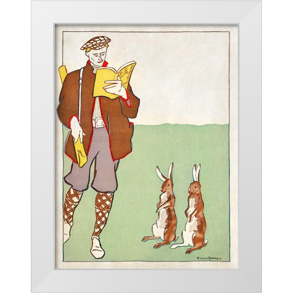Penfield, Edward 19x24 White Modern Wood Framed Museum Art Print Titled ...