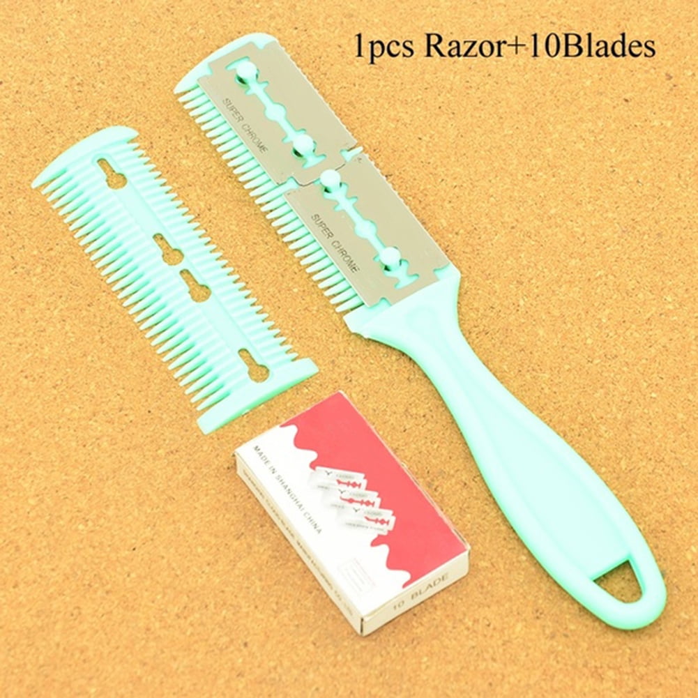 Pengpengfang Double Sided Magic Blade Comb Barbers Hair Cut Styling ...