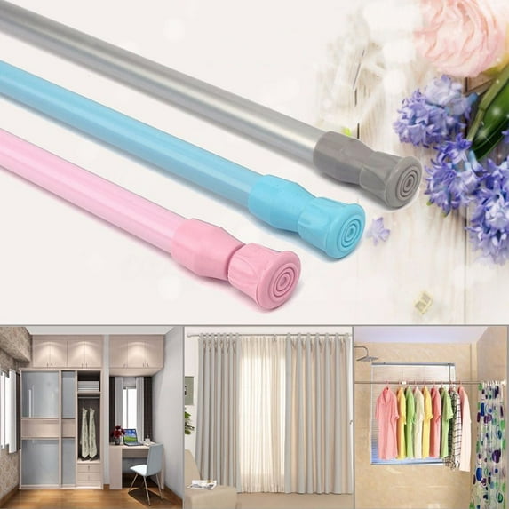 Pengpengfang Extendable Telescopic Spring Loaded Tension Curtain Voile ...