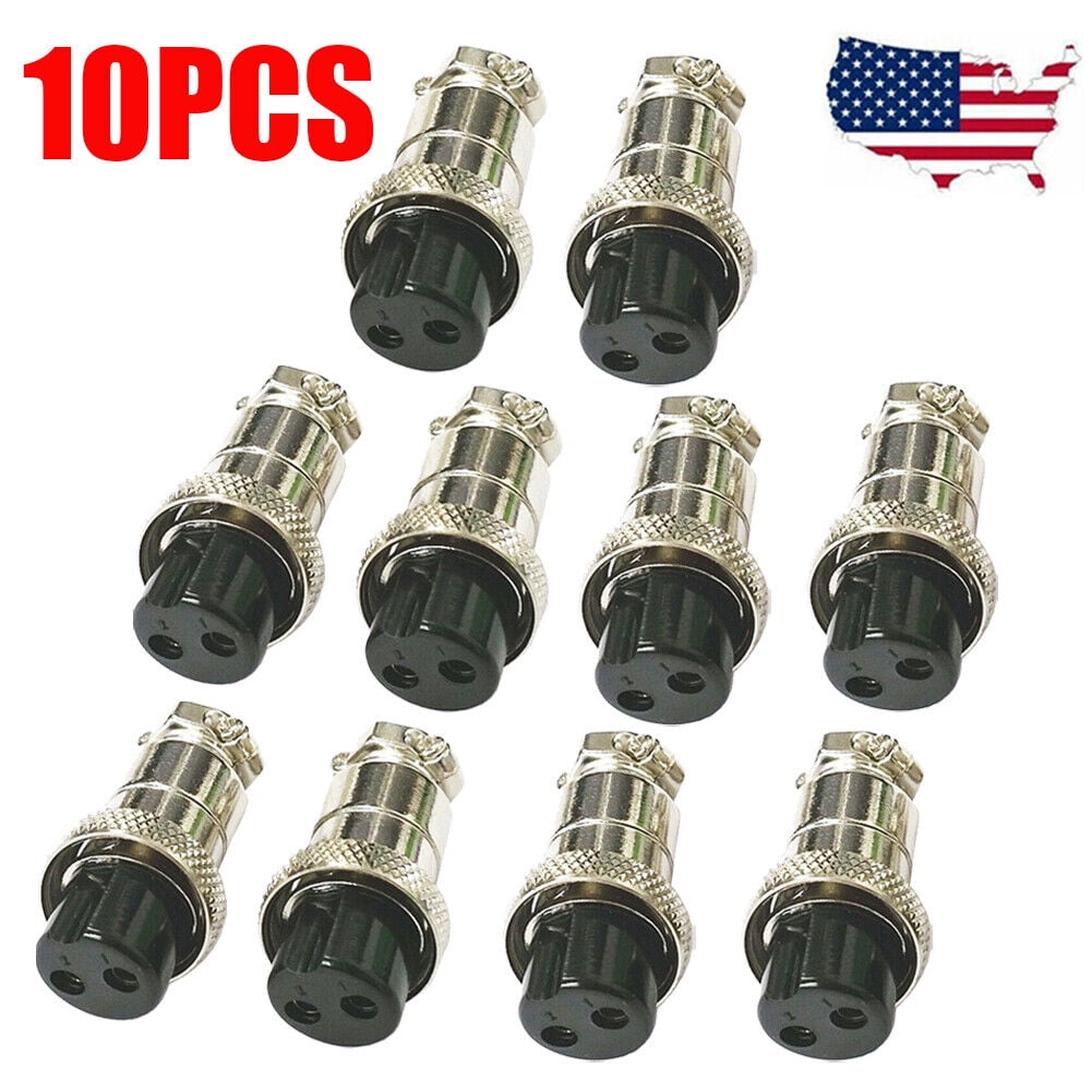 Pengug 10 X Ham &CB Radio MIC Microphone Connector Plug Socket 2/4/5/6 ...