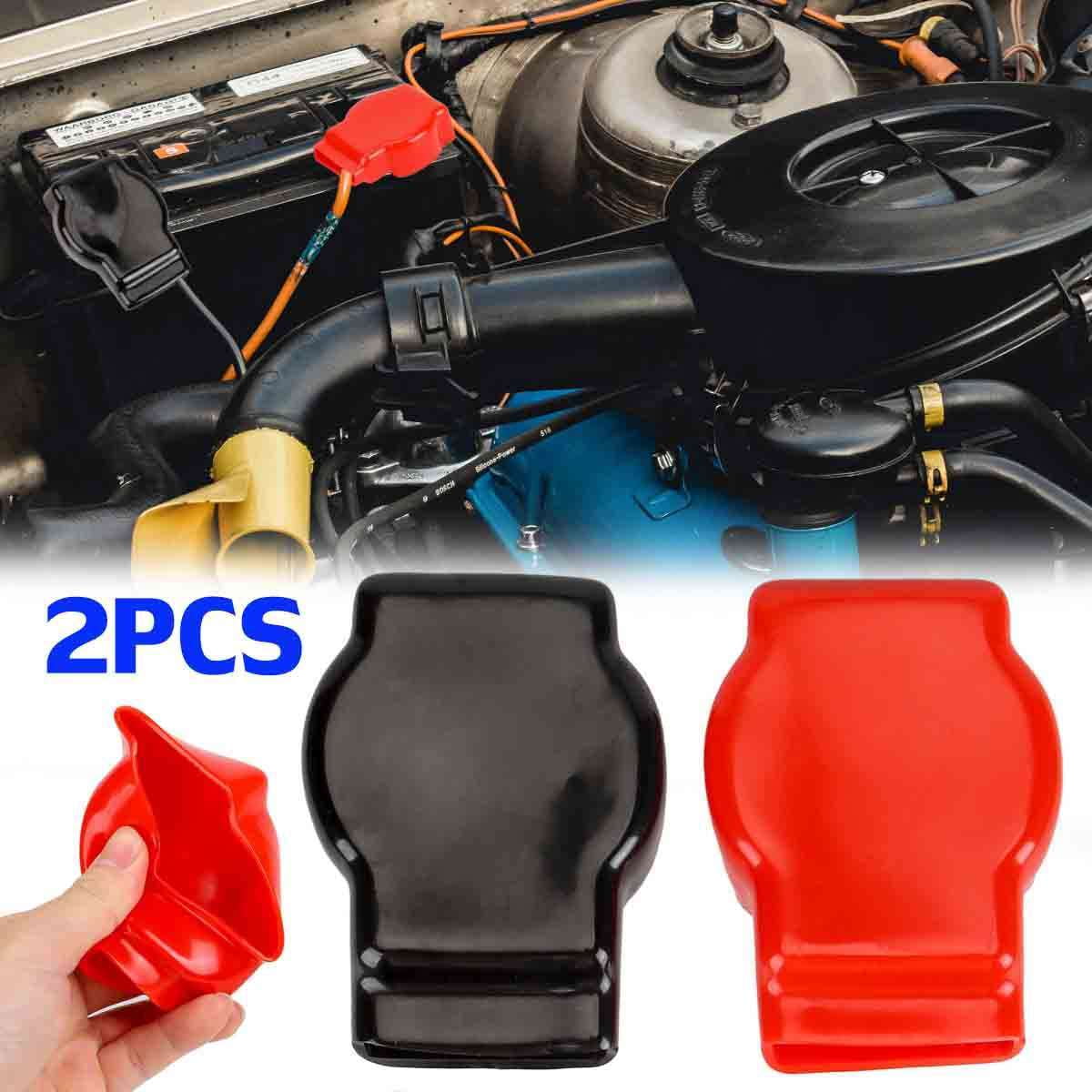 Pengug 2PCS Battery Terminal Covers Positive Negative Top Post Cover ...