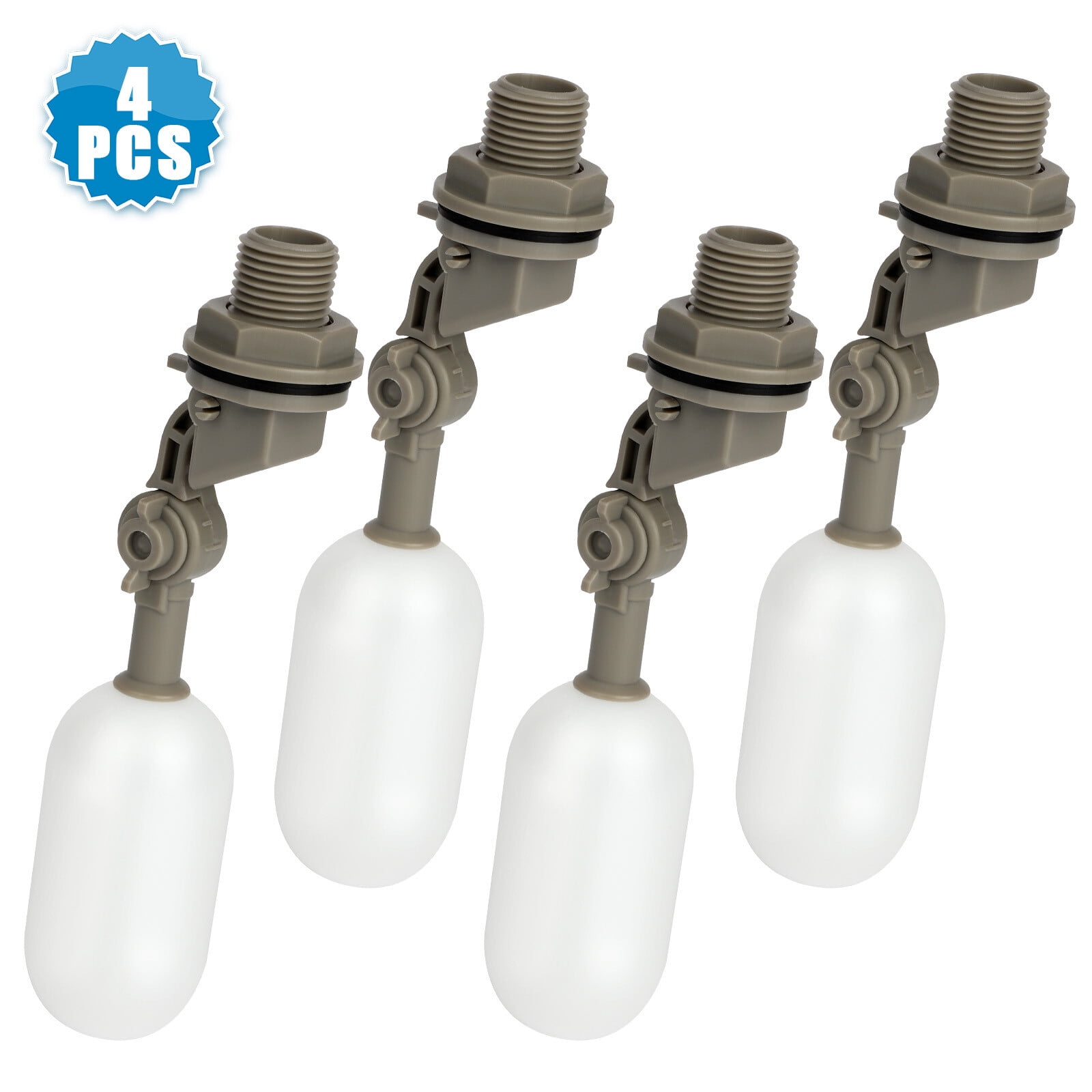 Pengug 4x Water Float Valve Adjustable Arm Water Filter Float 1/2 ...