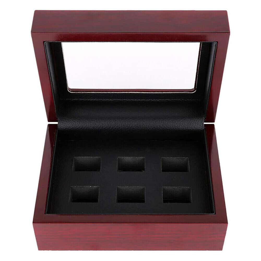 Pengug Championship Ring Display Case Box Wooden Storage Box for Sports ...