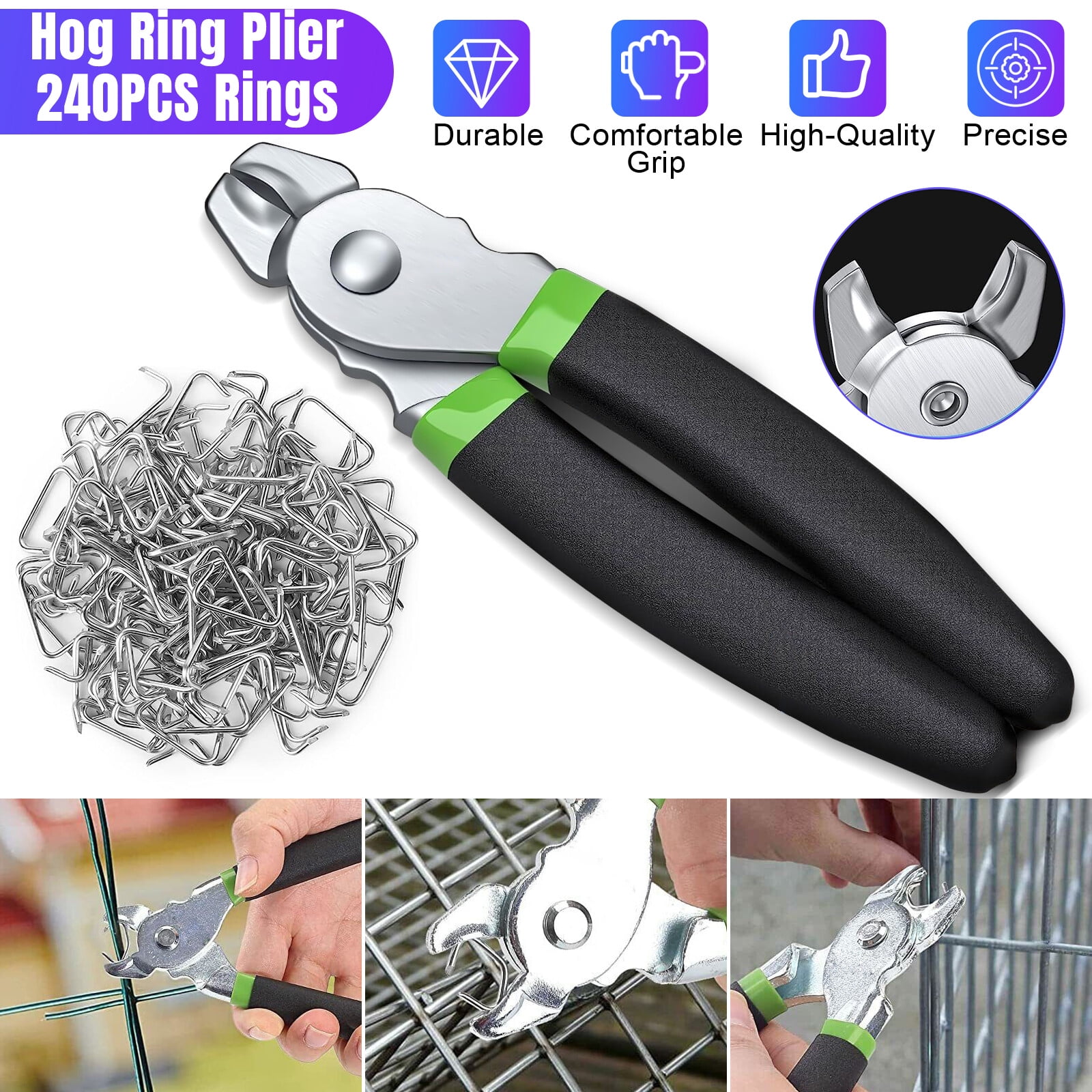 Upholstery Hog Ring Pliers