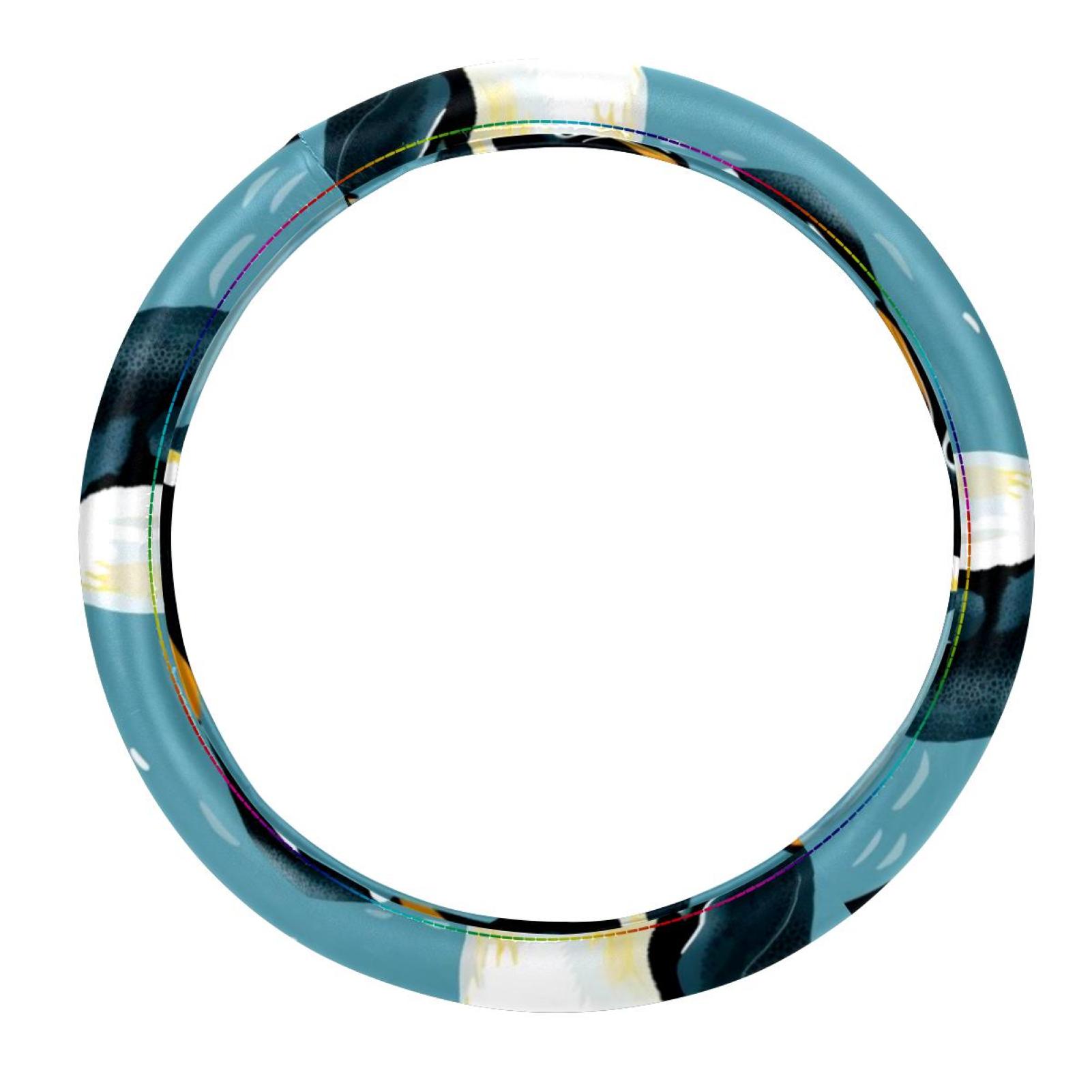 Penguin 14.5 Inch Car Wheel Cover, Printing Design, PVC Leather, Auto ...