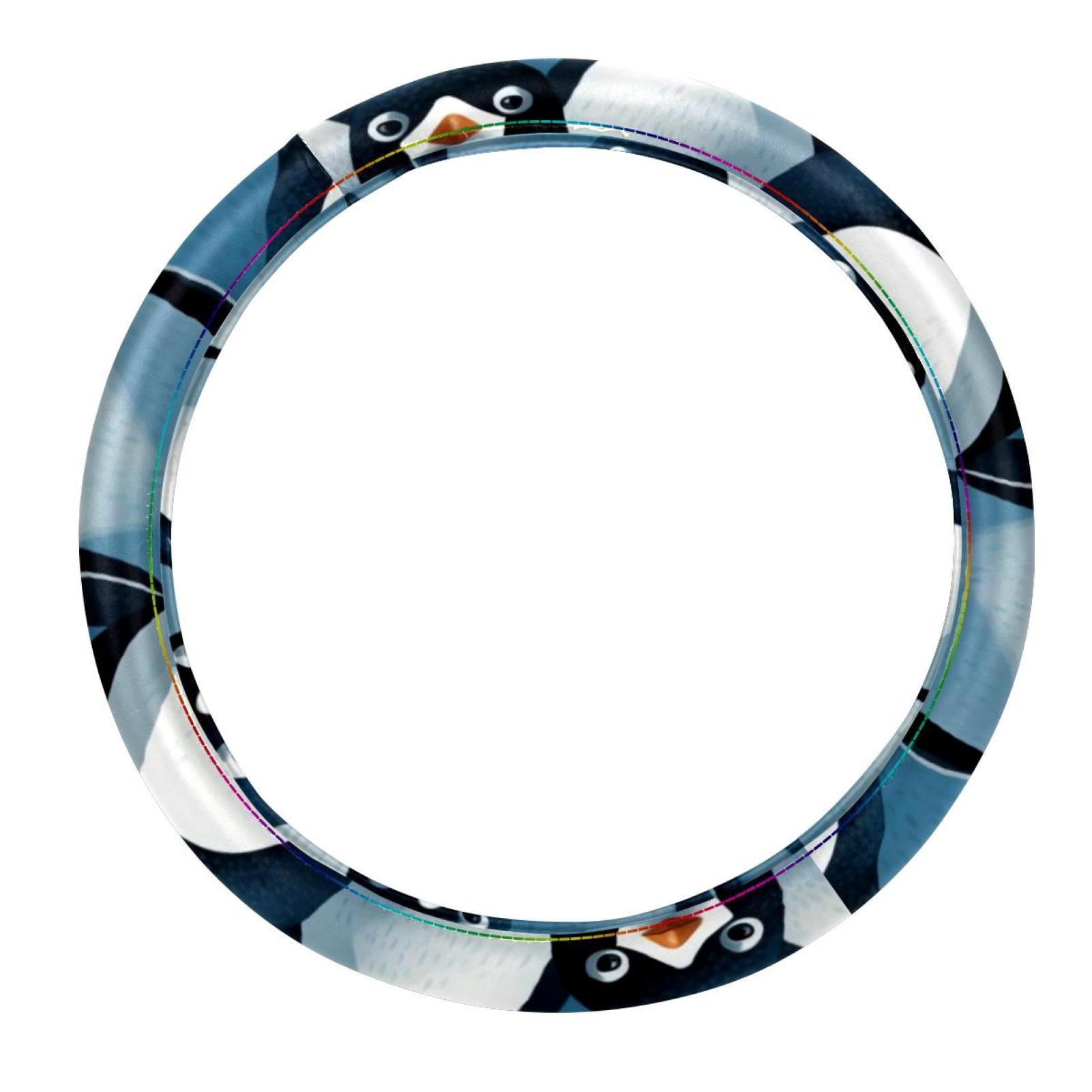 Penguin 14.5 Inch Printing PVC Leather Car Wheel Cover Auto Accessories ...