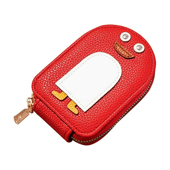 Penguin Accordion Card Holder Vertical Organizer With Litchi Pattern ...