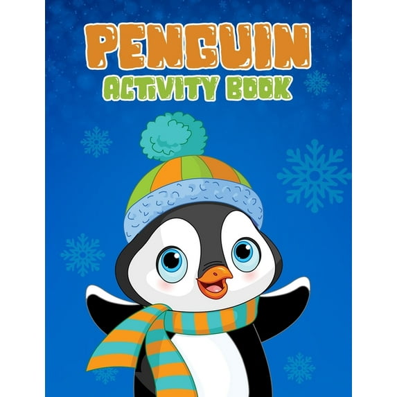 Penguin Activity Book: Childrens Coloring And Activity Pages, Reindeer ...
